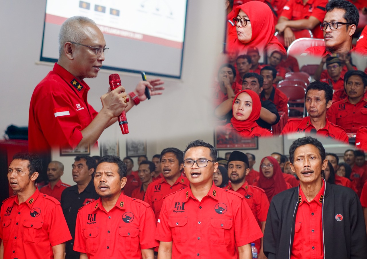 DPC PDI Perjuangan Jember Gelar Rapat Koordinasi Bacaleg Bersama Ketua PAC Se-Kabupaten Jember ...